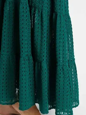 TWINSET Perforated Knit Skirt