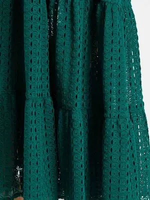 TWINSET Perforated Knit Skirt