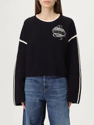 Pinko Embellished Jumper - Blue