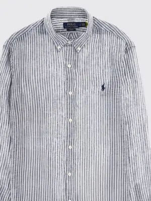 Polo Ralph Lauren Striped Linen Shirt - Blue