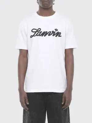 LANVIN Cotton T-shirt With Logo - White