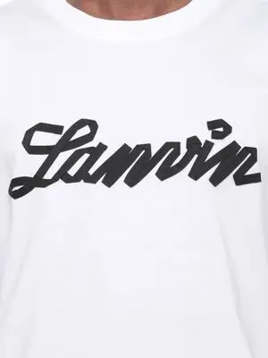 LANVIN Cotton T-shirt With Logo