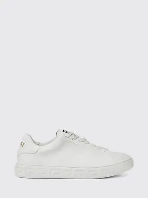 Versace Greca Leather Sneakers - White