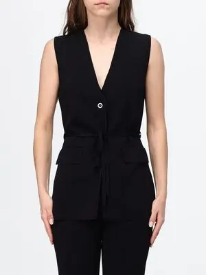 TWINSET Viscose Blend Vest - Black