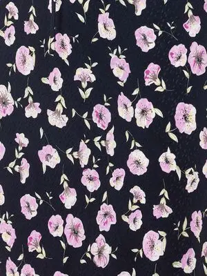 TWINSET Floral Maxi Dress - Black