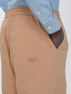 Maison Kitsuné Cotton Trousers With Drawstring