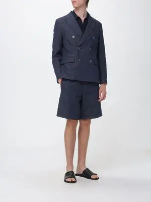 PAOLO PECORA Double-breasted Virgin Wool Blazer