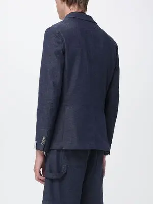 PAOLO PECORA Double-breasted Virgin Wool Blazer