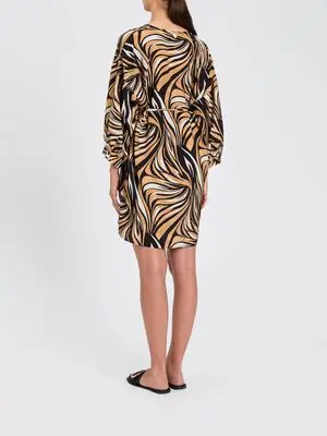 TWINSET Viscose Blend Mini Dress With Print