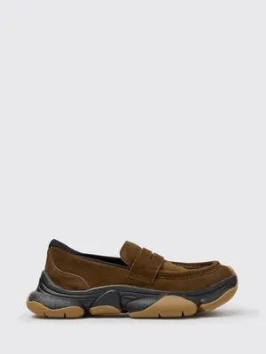 Camper Karst 2 Suede Loafers With Vibram Sole - Brown