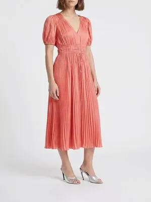 Ulla Johnson Audra Pleated Crêpe Midi Dress