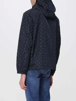 Emporio Armani Printed Zip-up Jacket With Hood - Multicolor