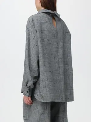 Bottega Veneta Textured High Neck Blouse