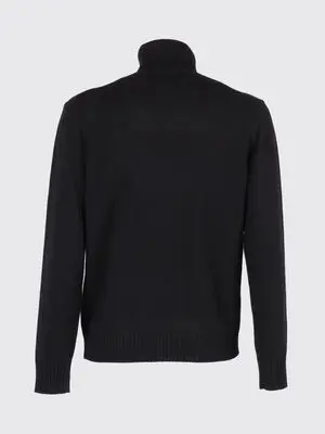 BALLANTYNE Roll Neck Jumper - Black