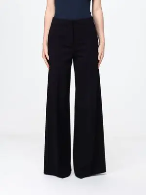 Liviana Conti Eric Viscose Blend Palazzo Trousers - Black