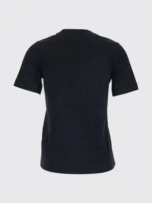 Burberry Cotton T-shirt With Equestrian Knight Logo Print - Black