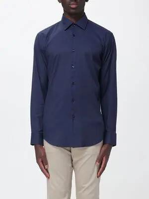 BOSS Jersey Slim Fit Shirt - Blue