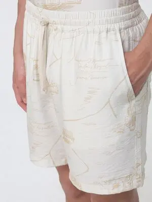 Maison Kitsuné Viscose Jogging Shorts