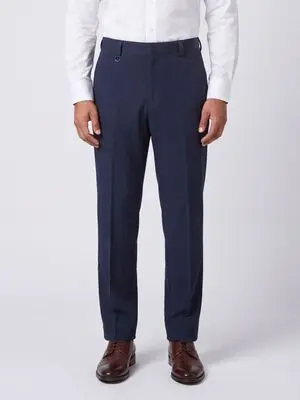 PAOLO PECORA Virgin Wool Trousers - Blue