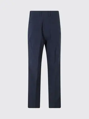 PAOLO PECORA Virgin Wool Trousers - Blue