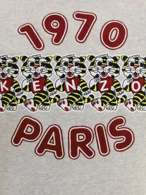 Kenzo 1970 Paris" Tiger Graphic Sweatshirt - Grey