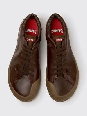 Camper Peu Path+ Slip-on Leather Sneakers With Elastic Laces