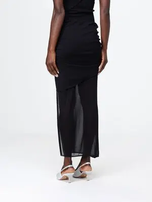 Liviana Conti Draped Midi Skirt