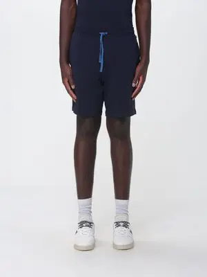 BOSS Stretch Cotton Jogging Shorts - Blue