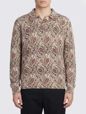 Etro Jacquard Wool Polo Shirt - Multicolor