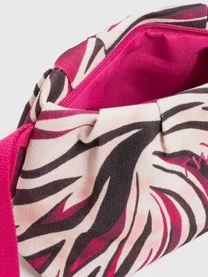 TWINSET Printed Cotton Canvas Pouch