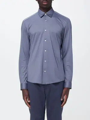 BOSS Jersey Slim Fit Shirt - Blue