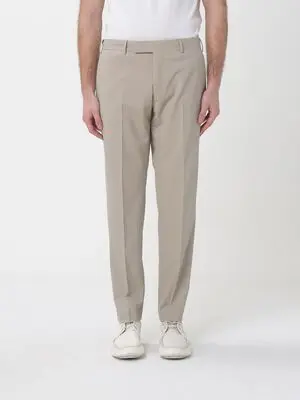PT TORINO Virgin Wool Tailored Trousers - Beige