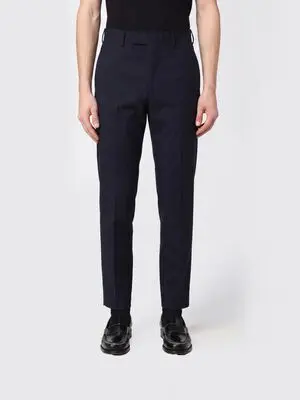 PT TORINO Virgin Wool Tailored Trousers - Blue