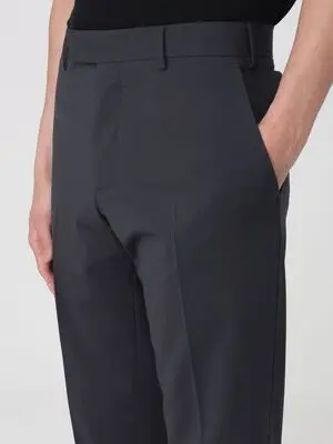 PT TORINO Virgin Wool Tailored Trousers - Charcoal