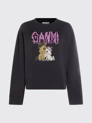 GANNI Phantom Isoli Organic Cotton Sweatshirt