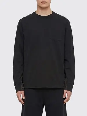Sacai Basic Cotton T-shirt - Black