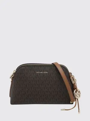 Michael Kors Freddie Mk Monogram Coated Cotton Crossbody Bag - Brown