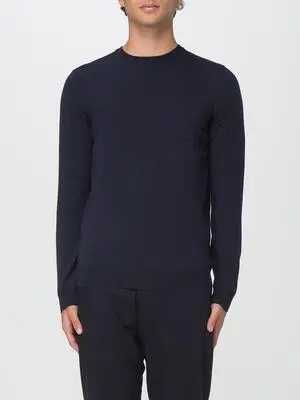 ZANONE Crew Neck Fine Knit Jumper - Blue