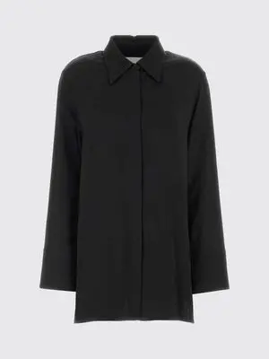 JIL SANDER Classic Satin Shirt - Black