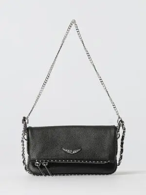 Zadig&Voltaire Rock Nano Grained Leather Pouch - Black