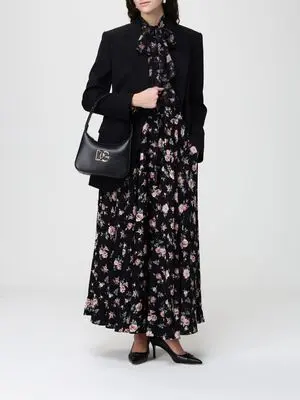 Dolce & Gabbana Floral Silk Sheer Maxi Dress