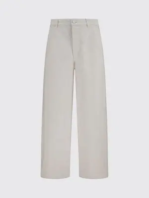 AMI Paris Wide Leg Jeans In Cotton Denim