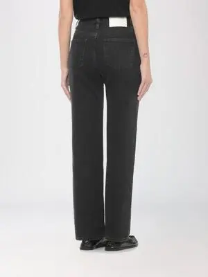 Loulou De Saison Cotton Denim Slim Fit Jeans - Black