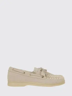 Mou Suede Loafers - Nude