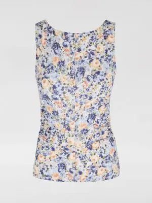 Ulla Johnson Sleeveless Floral Print Rayon Top