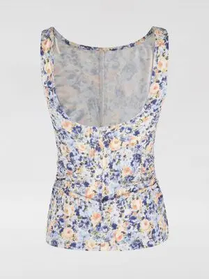 Ulla Johnson Sleeveless Floral Print Rayon Top