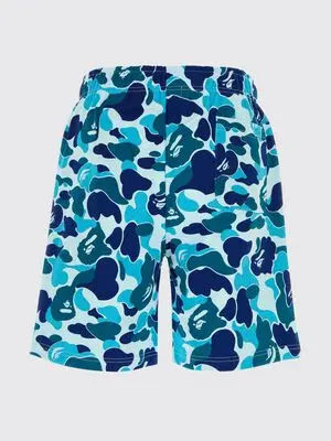 A BATHING APE Abc Camo Shark Cotton Shorts