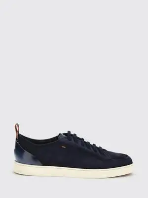 Santoni Nubuck Sneakers - Blue