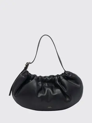 A.p.c. Ruched Shoulder Bag - Black