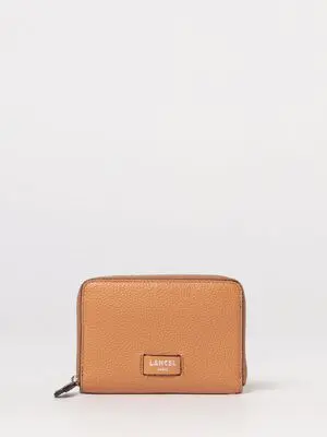 LANCEL Grained Leather Wallet - Camel